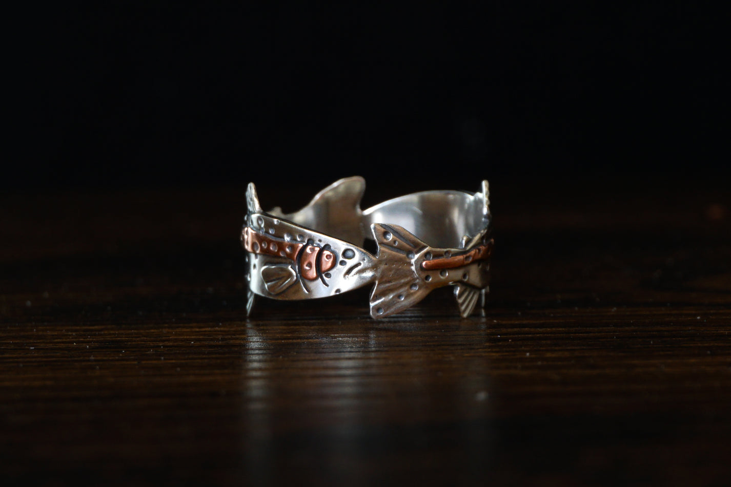 Rainbow Trout Rings - Made to Order! – Trail Spice Designs